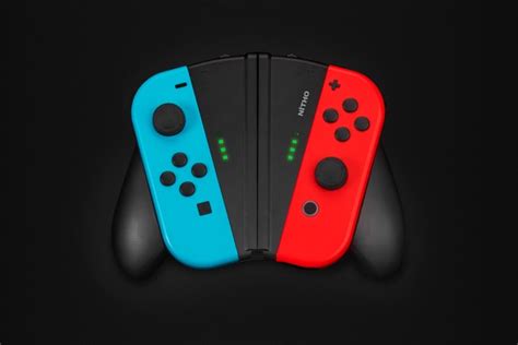 NITHO Akku Ladestation Nitho Ladestation für Switch Joy Con Controller schwarz BAUR