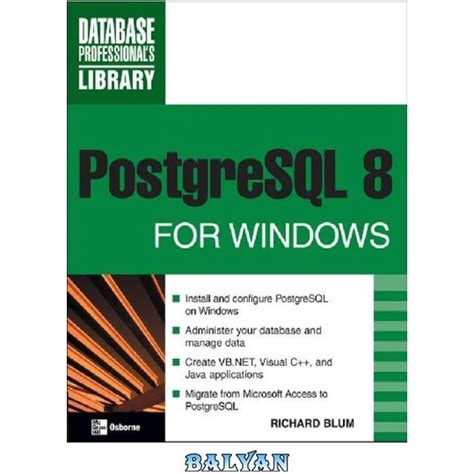 خرید و قیمت دانلود کتاب Postgresql 8 For Windows ترب