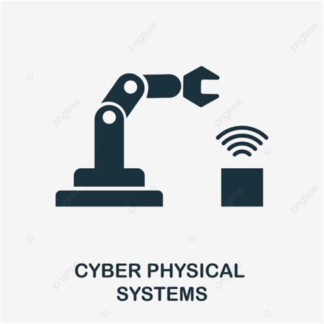 Physical Vector Design Images Cyber Physical Systems Icon For And