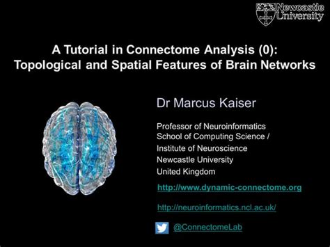 A Tutorial In Connectome Analysis 0 Marcus Kaiser Pdf Brain And