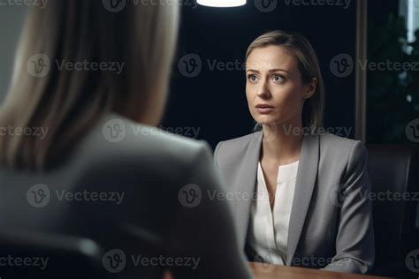 Job Interview Scene Of Job Recruitment Photo Realism Created With Ai