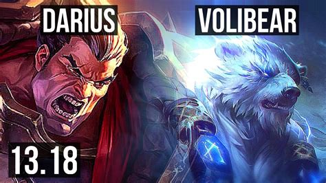 DARIUS Vs VOLIBEAR TOP M Mastery Godlike KR Diamond YouTube