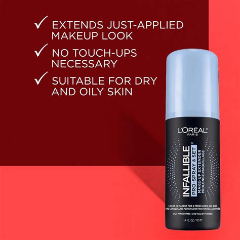 Loreal Infallible Pro Spray And Set Makeup Extender Setting Spray