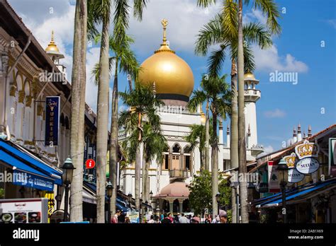 Masjid Sultan Mosque From 1824 A Very Popular Destination In The Heart