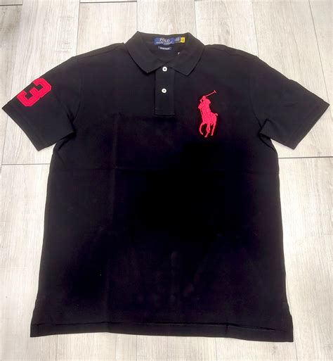 Ralph Lauren Big Logo Polo Shirt Black The Factory Kl