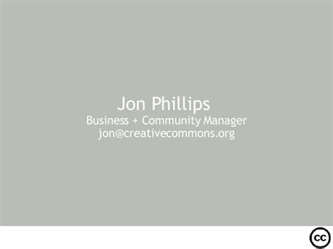 Creative Commons Overview 2 Ppt