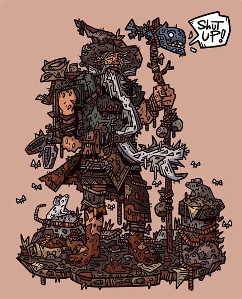 Oc Art My Mushroom Sumo Warrior Rdnd