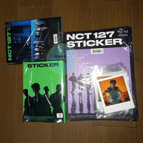 Jual Ready Stock Nct 127 Sticker Album Sticky Seoul City