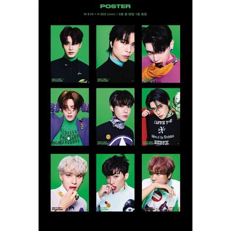 ภาพโปสเตอร์อย่างเป็นทางการ Nct Dream Hot Sauce 127 สติ๊กเกอร์แท้ ขนาด