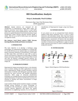 HSI Classification: Analysis | PDF