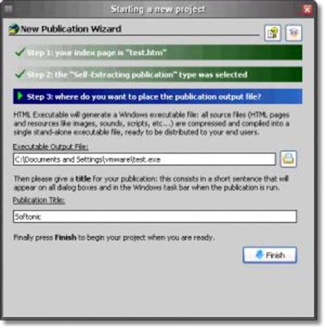 HTML Executable Download