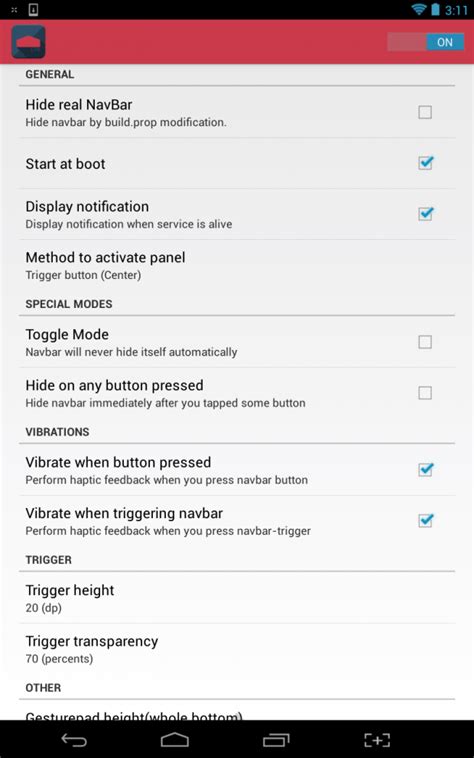Android Ultimate Dynamic Navbar Allows You To Hide The Always On Screen Software Keys Dottech