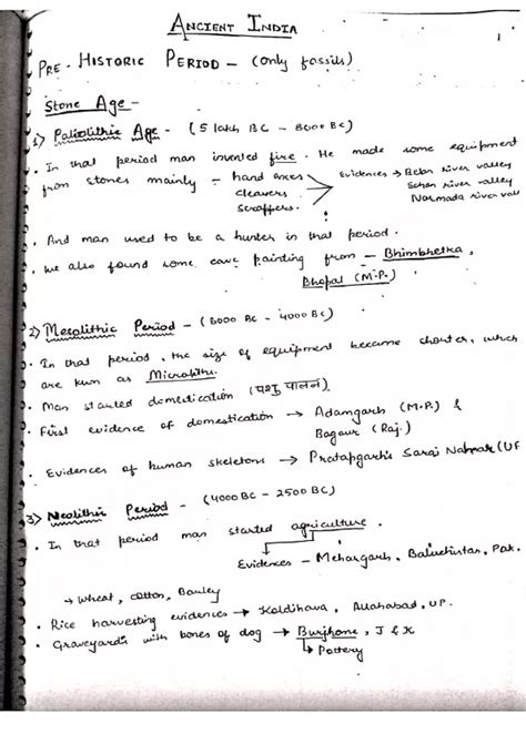 Ancient History Handwritten Notes In English For Upsc Ancient History