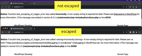 Introduce Wp Trigger Error To Compliment Doing It Wrong