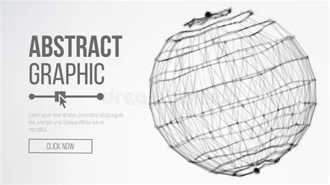 Big Data Sphere Vector Cyber Sphere Structure Representation Digital Abstract Background With