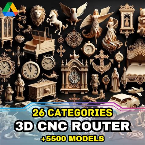 3d Cnc Router Stl Pack 5500 Stl File For 3d Cnc Router Machine 26