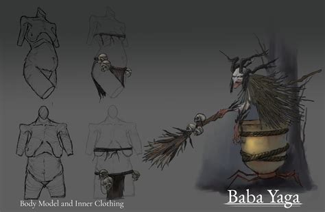 Artstation Baba Yaga Concept Art