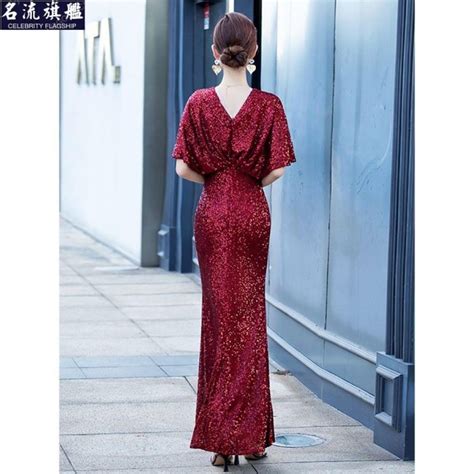 高級晚禮服裙女2022新款氣質高檔高貴紅色婚宴年輕婆婆媽媽裝婚禮 名流 Yahoo奇摩拍賣