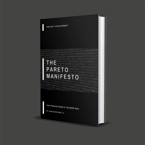 The Pareto Manifesto By John Blanchard Iii Goodreads