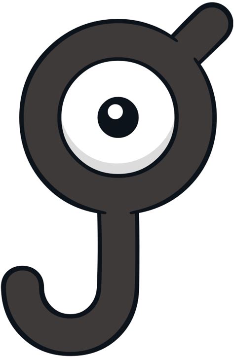 Unown Official Artwork Gallery Pokémon Database