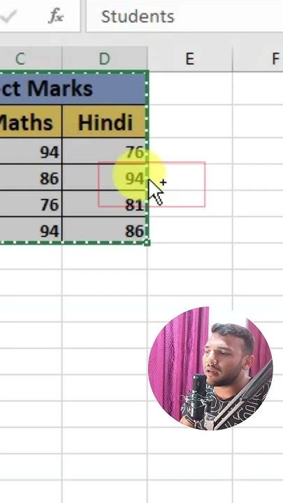 Copy Paste Data In Excel Excel Shorts Exceltutorial Youtube
