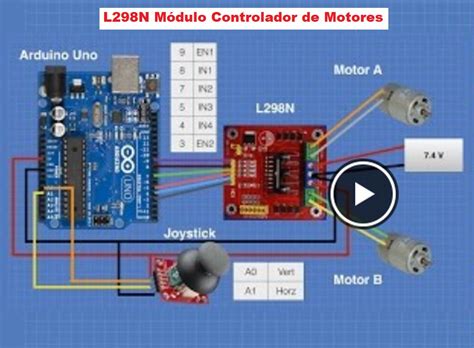 L n Módulo Controlador De Motores Puente H Arduino Raspbe MercadoLibre