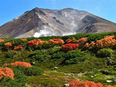 大雪山国立公園旭岳の紅葉 自然の美しさを求めて