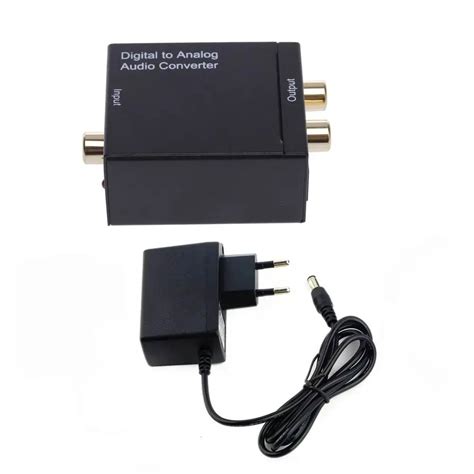 Digital To Analog Audio Converter Adapter Digital Adaptador Optic