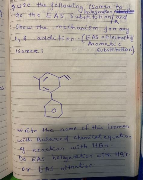 Solved Guse The Following Halogenation Antiga To The Eas