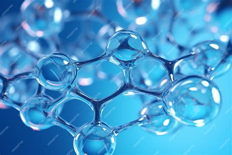 Premium Vector Science Background With Molecule Or Atom Abstract Structure For Science Or