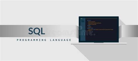 Langage De Programmation De Sql Avec Le Code De Manuscrit Sur Lécran D