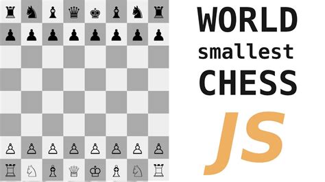 Worlds Smallest Chess Javascript Port Youtube