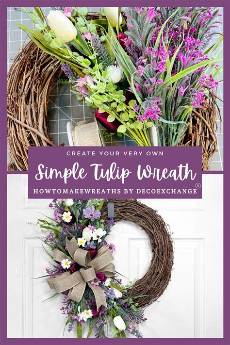 How To Make A Simple Tulip Wreath In Under 20 Minutes How To Make