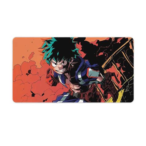 My Hero Academia Mha Deku Mouse Pad Extended Gaming No Sliped Large Desk Mat Stitched Edge