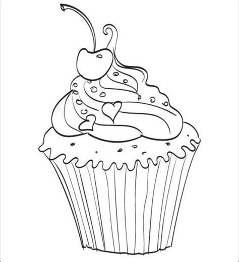 Pin By Cleusa Pontes On Pano De Prato Cupcake Coloring Pages Leaf