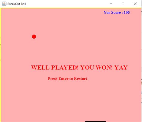 brick breaker develop a game in java