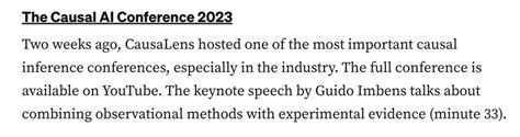 Causalens On Linkedin Appreciate The Shoutout Matteo Courthoud 😁 Matteo Writes A Very Cool