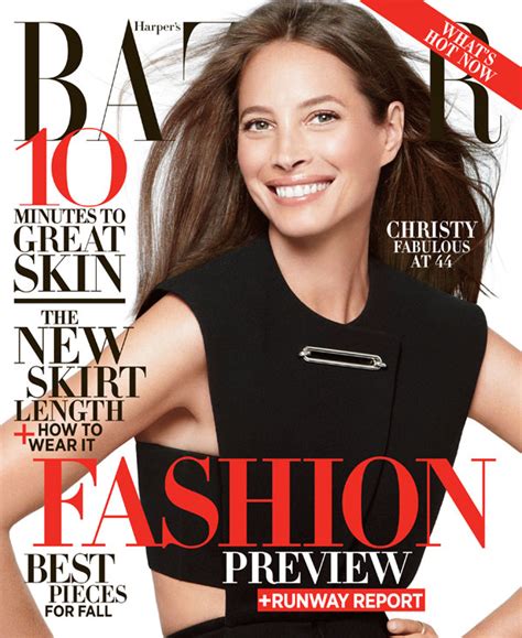 Christy Turlington Graces The Junejuly 2013 Cover Of Harpers Bazaar Us