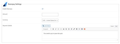 Razorpay Integration Addon