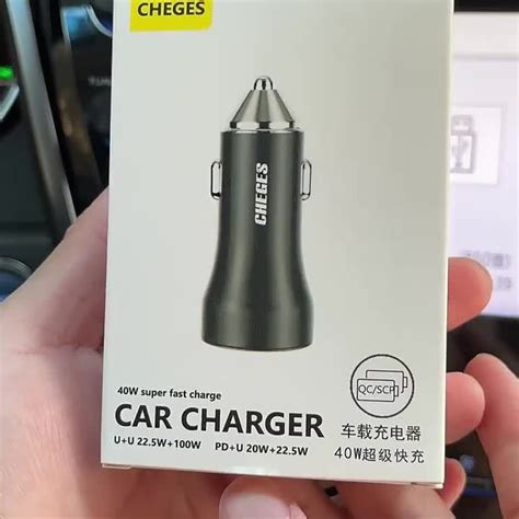 Metal Car Charger Usb Car Mobile Phone Charger Pd20w Super Fast Charge