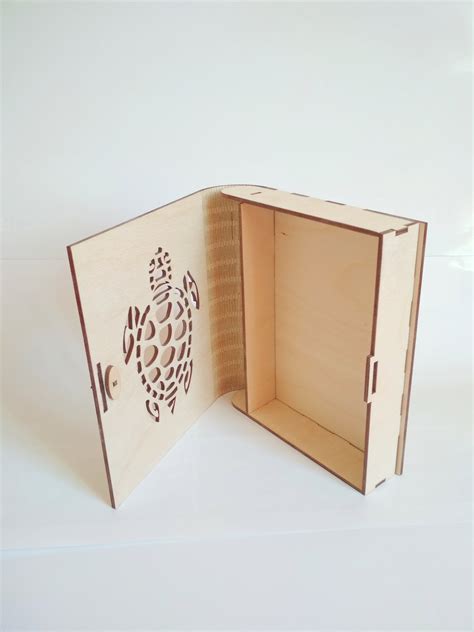 Box Turtle Vector Svg Files Laser Cutting Photobox Or Jewelry Etsy