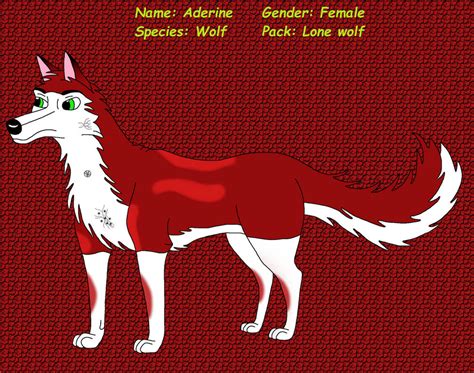 Aderine Lone Wolf By Eastwolf20 On Deviantart