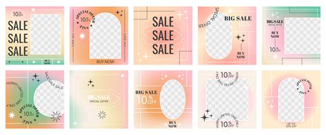 다양한 모양 선 반점 별이있는 추상적 인 기하학적 디자인의 편집 가능한 최소 사각형 배너 템플릿 세트 0명에 대한 스톡 벡터