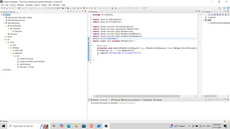 Eclipse Im Facing An Issue While Running My Dynamic Web Project On