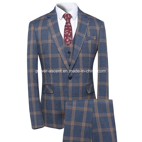 China Slim Fit Slant Pockets Side Vents 3 Piece One Button Dinner Suit
