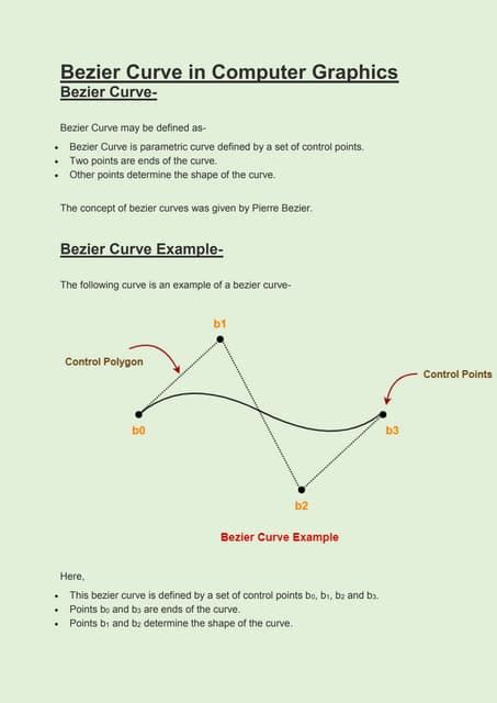 Bezier Curves Ppt