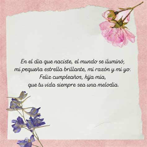 Poemas emotivos para celebrar el cumpleaños de tu hija