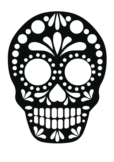 Sugar Skull Stencils