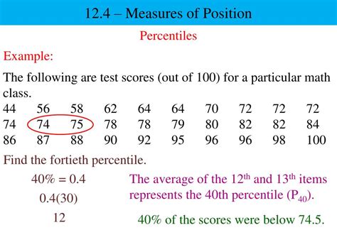 Ppt 12 4 Measures Of Position Powerpoint Presentation Free
