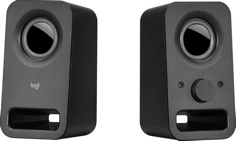Logitech Z150 2 0 Multimedia Speakers 2 Piece Black 980 000802 Best Buy